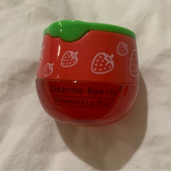 Makeup | Strawberry Scented Lip Mask Lip Balm With Honey Dipper ...